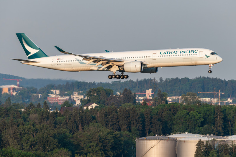 First Airbus A350 with Swiss registration lands in Zurich