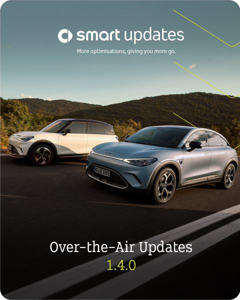 smart optimiert seine Fahrzeuge mit konstenlosem Over-the-Air-Update