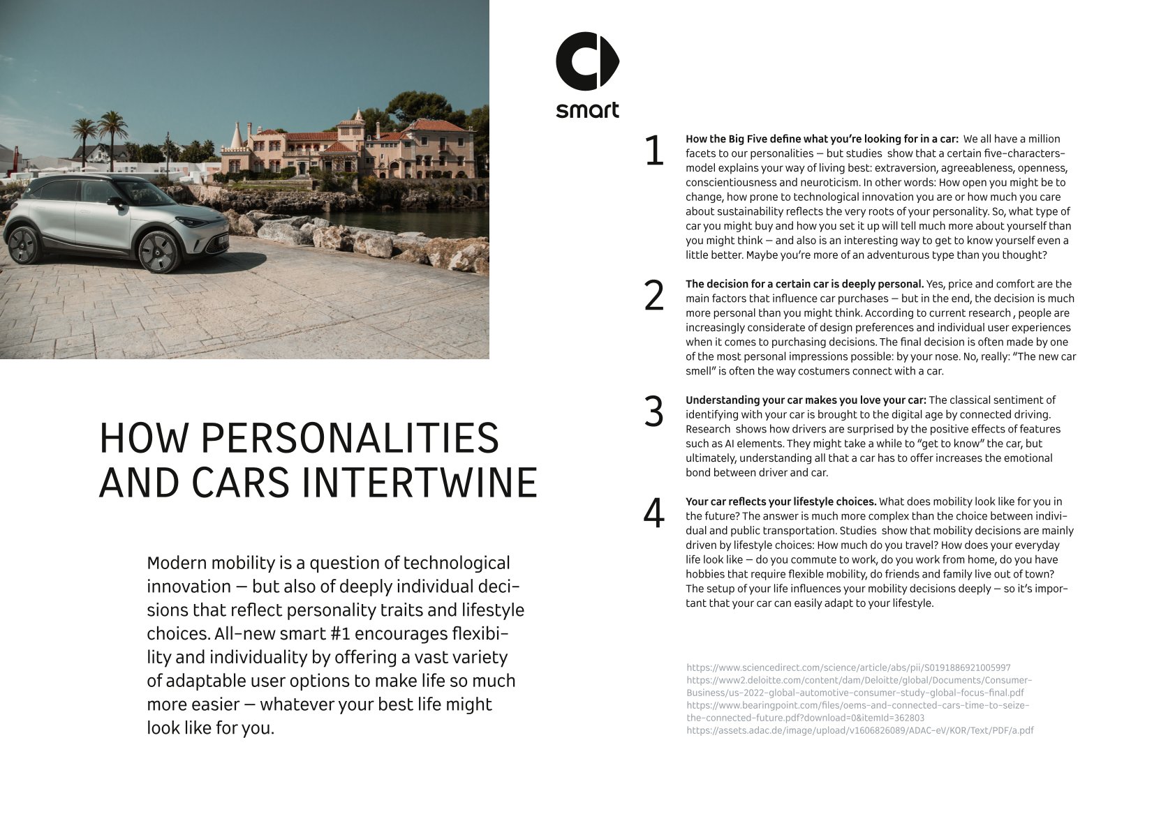 Personalise your driving experience with the smart #1