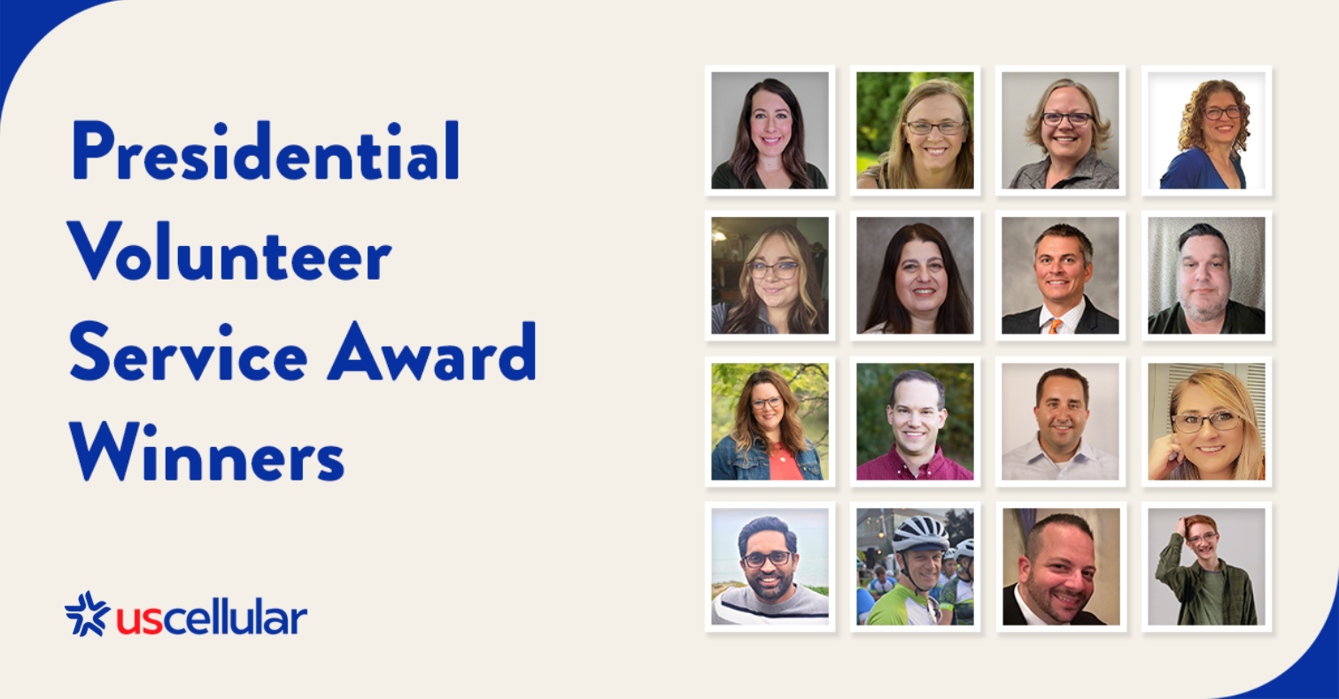 UScellular Honors President’s Volunteer Award Recipients