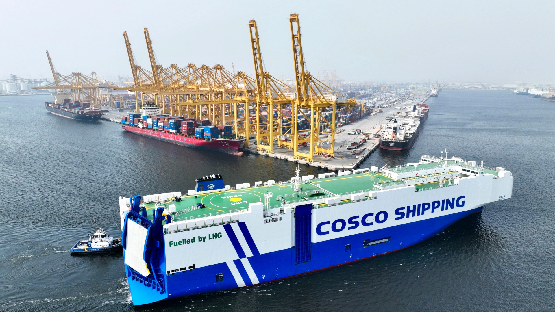 JEBEL ALI PORT WELCOMES COSCO SHIPPING’S ‘MIN JIANG KOU’