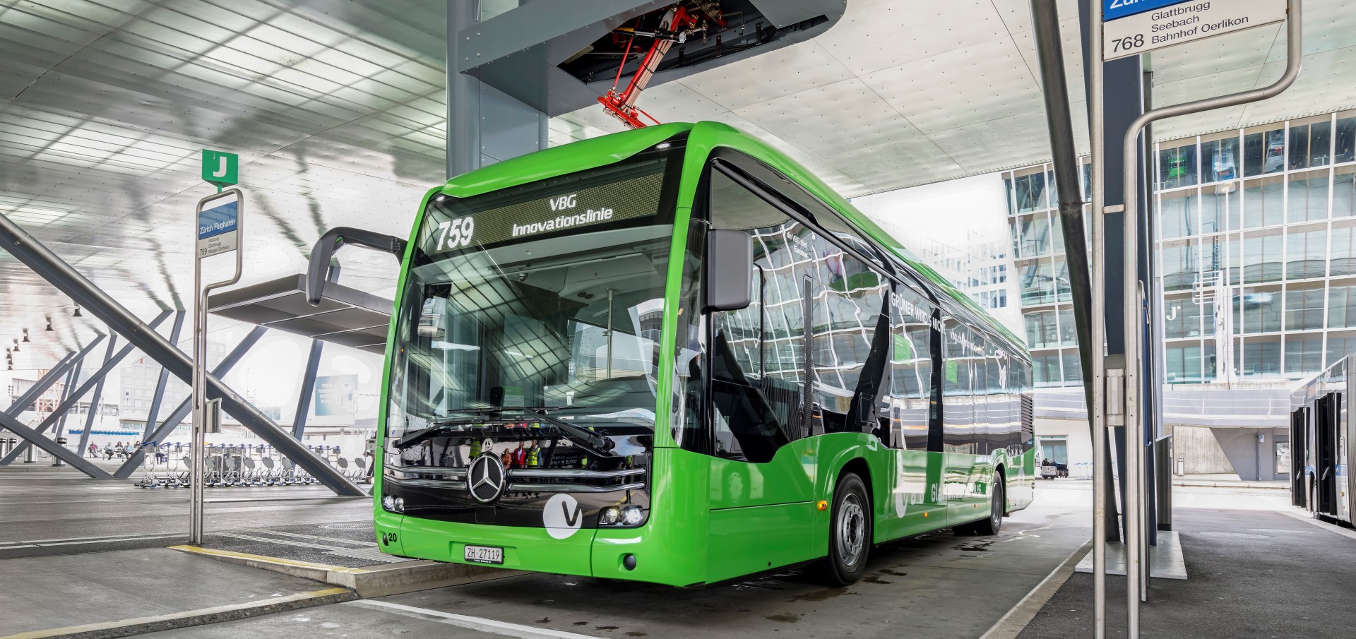 Auf der VBG-Linie 759 fahren nur noch Elektrobusse