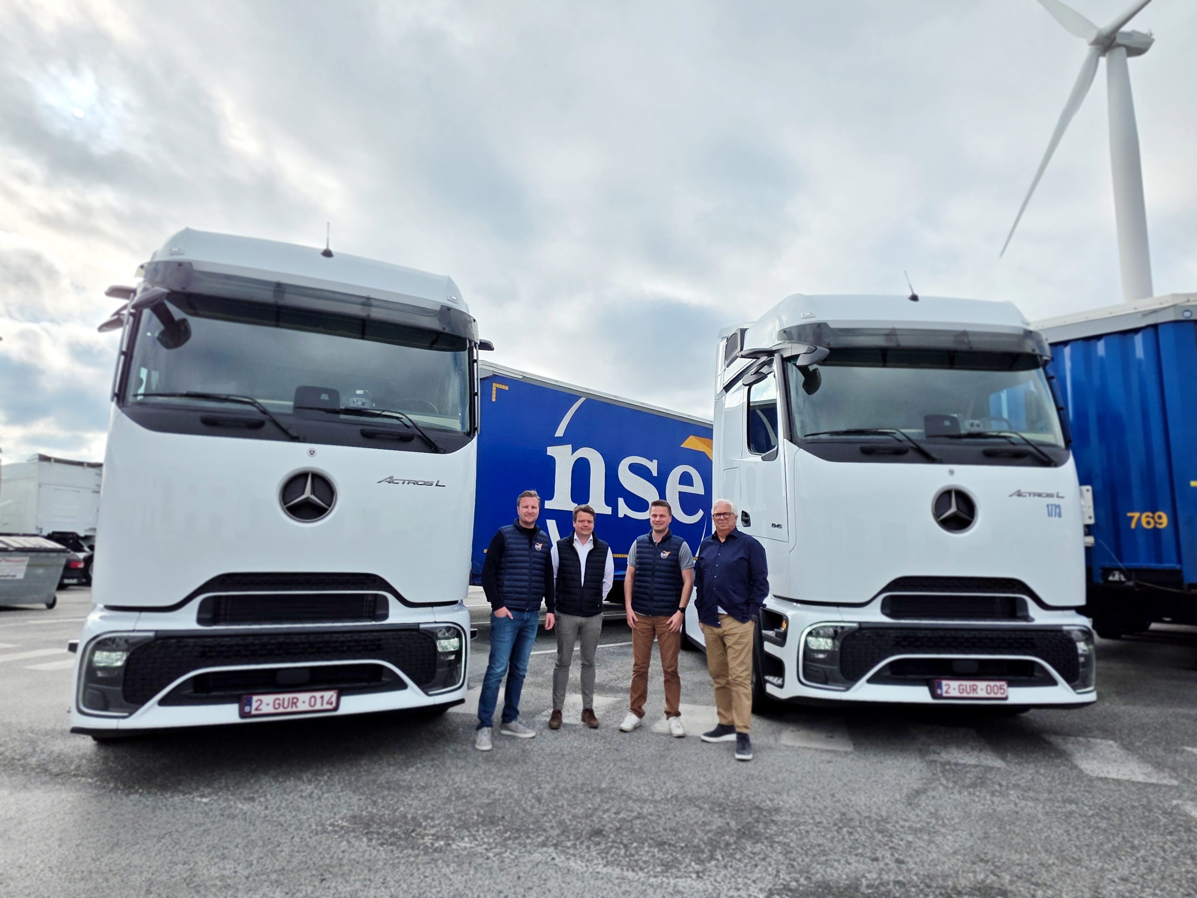 North Sea Express investiert in 45 Mercedes-Benz Actros 1945 LS ProCab ...