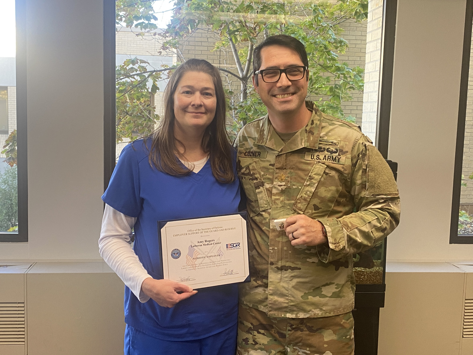 Amy Rogers honored by Department of Defense