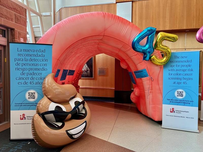 El tour del colon inflable gigante de Intermountain Health se expande ...