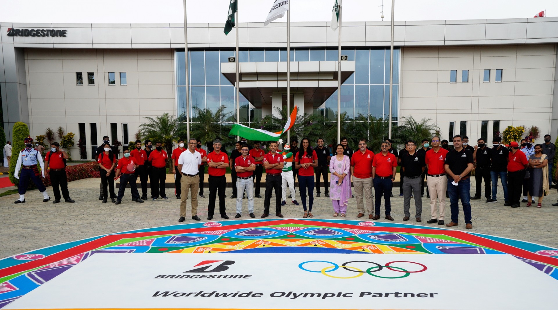 PV Sindhu visit to Bridgestone India, Pune