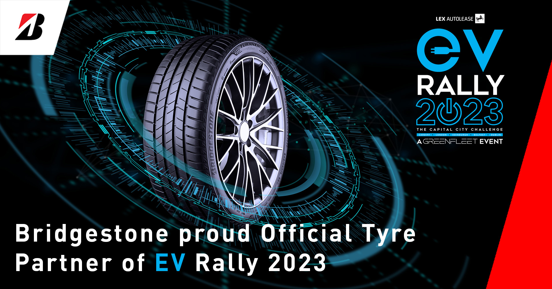 Bridgestone Become Official Tyre Partner of the 2023 EV Rally