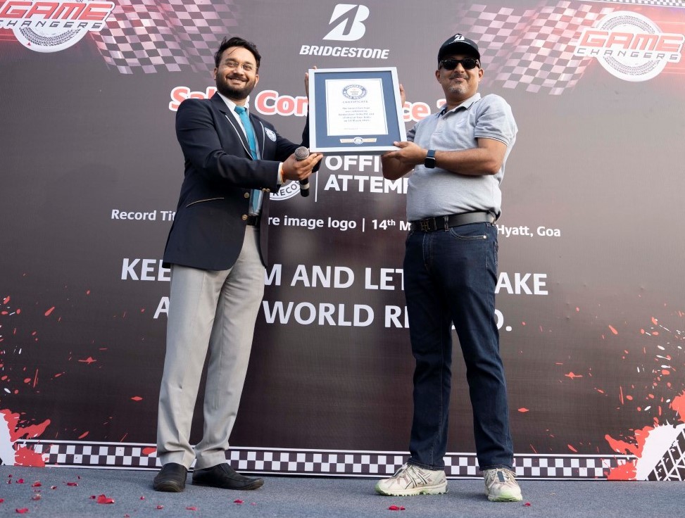 Bridgestone In World Record Make Largest Tyre Image Logo
