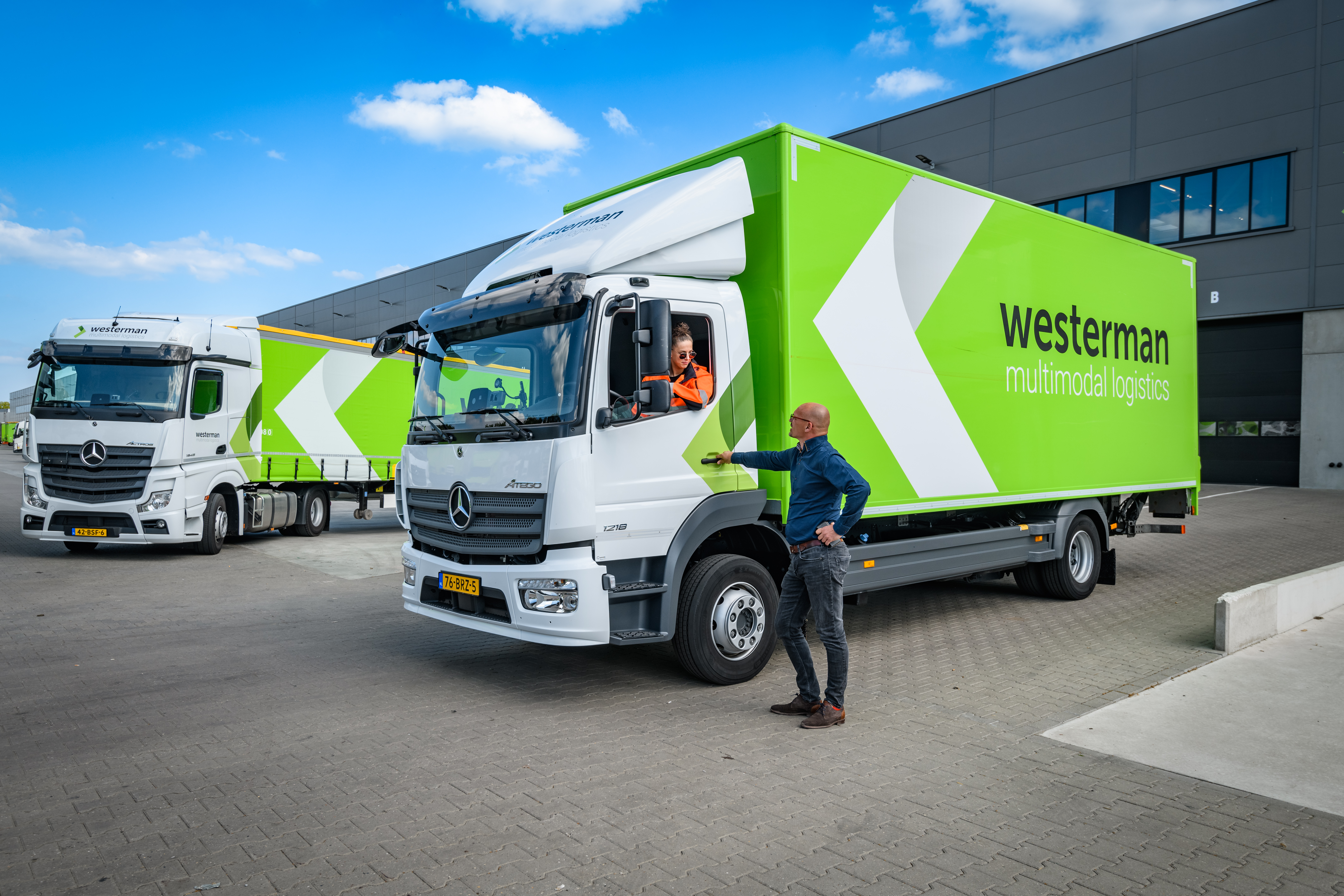 Westerman en Mercedes-Benz Trucks helpen Europa de fiets op