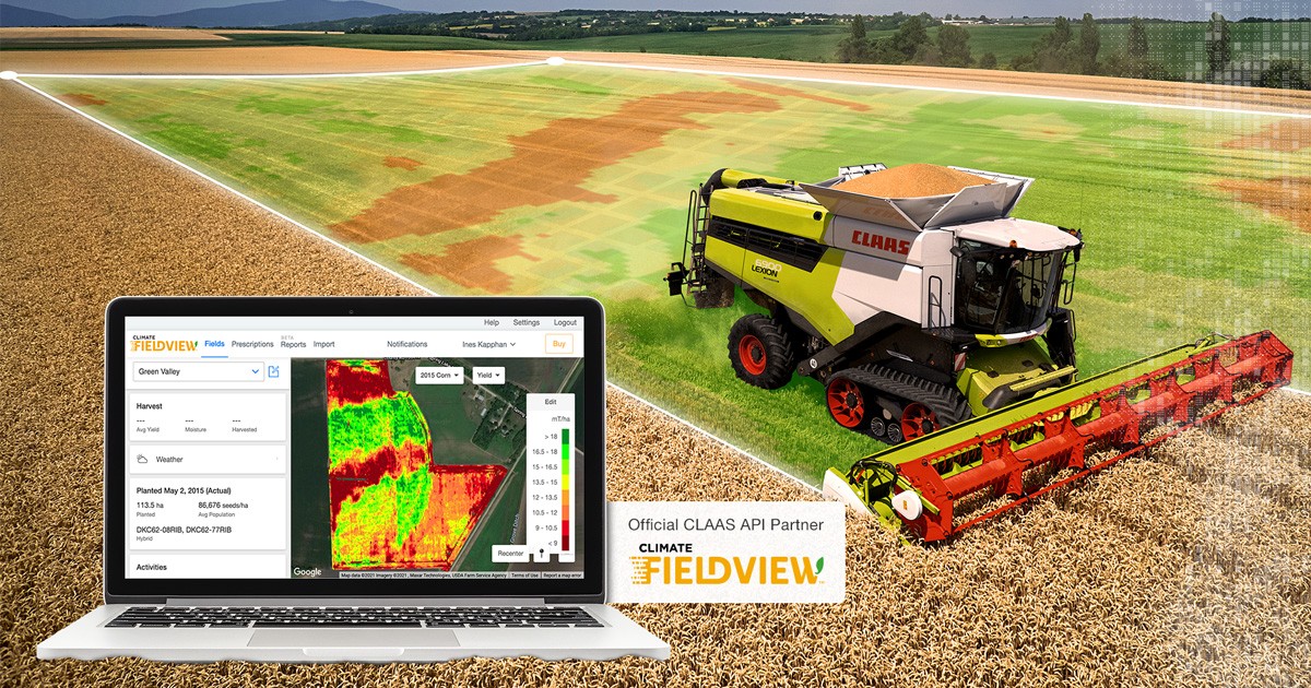 Climate FieldView™, CLAAS TELEMATICS offer easy data management to help ...