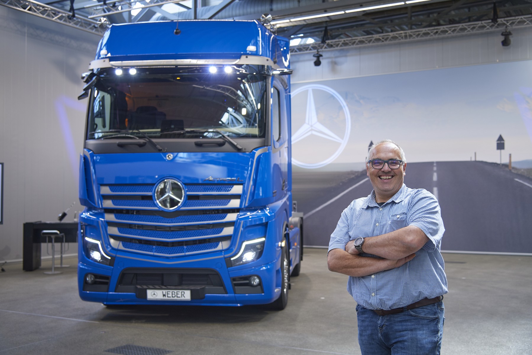 Livraison du 1er Mercedes-Benz Actros L Extend+