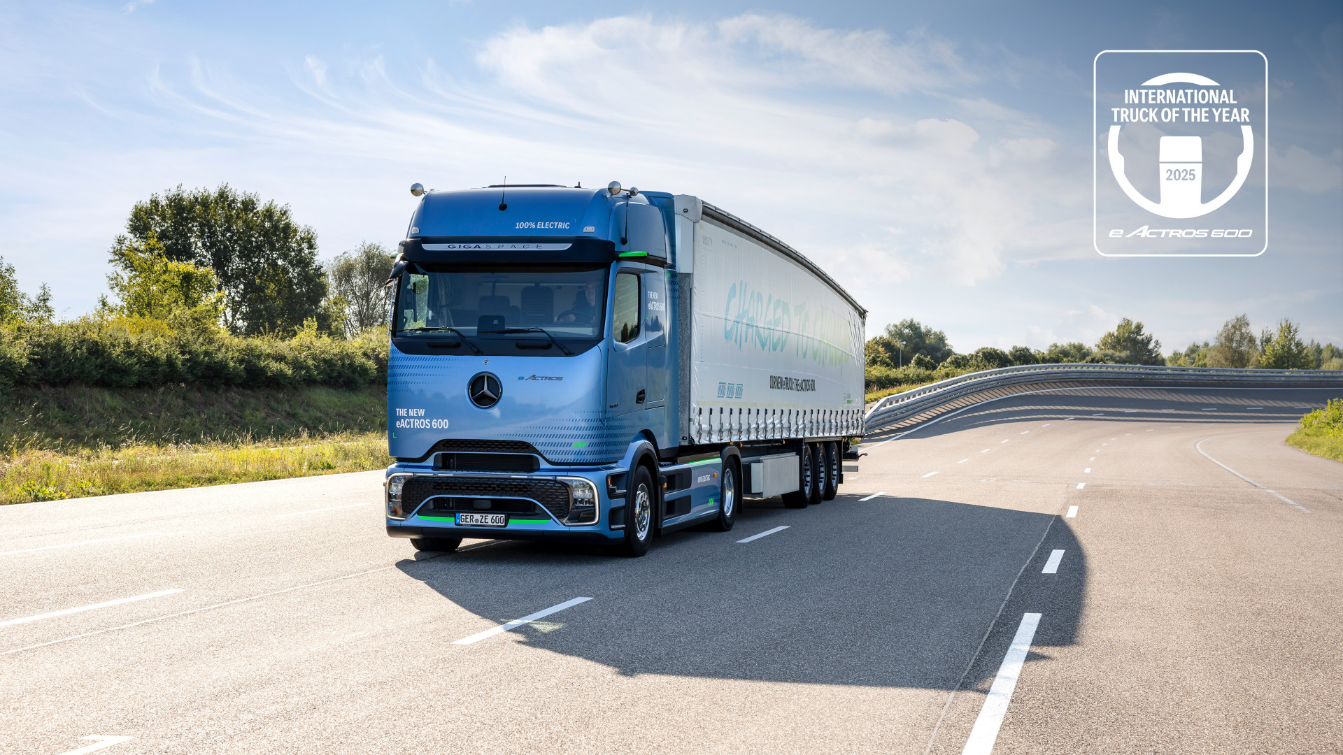 Le Mercedes eActros 600 élu "Camion de l'année 2025"