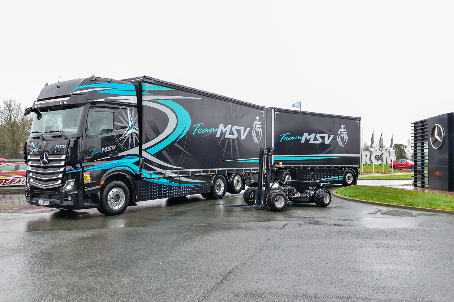 Formidable Mercedes Actros pour la "Team" MSV