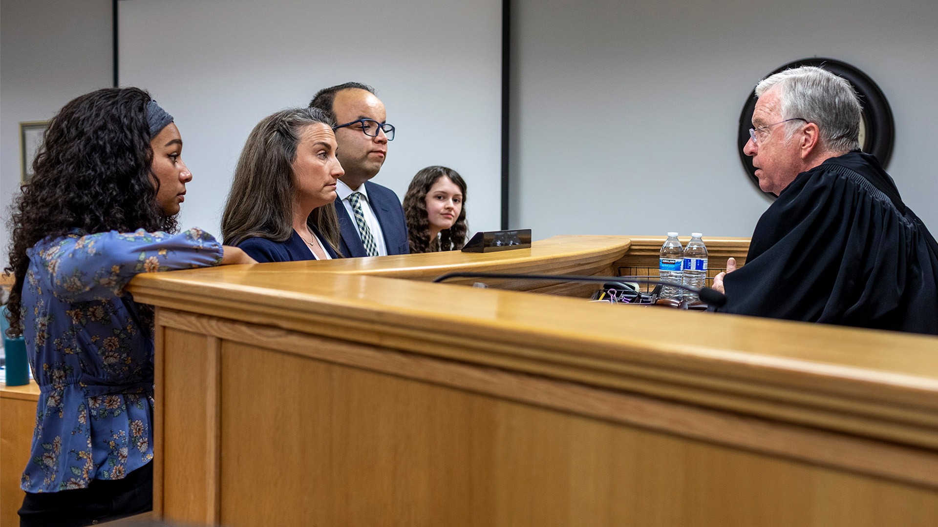 Evidence of a prof's legacy: a real courtroom, a legal studies scholarship