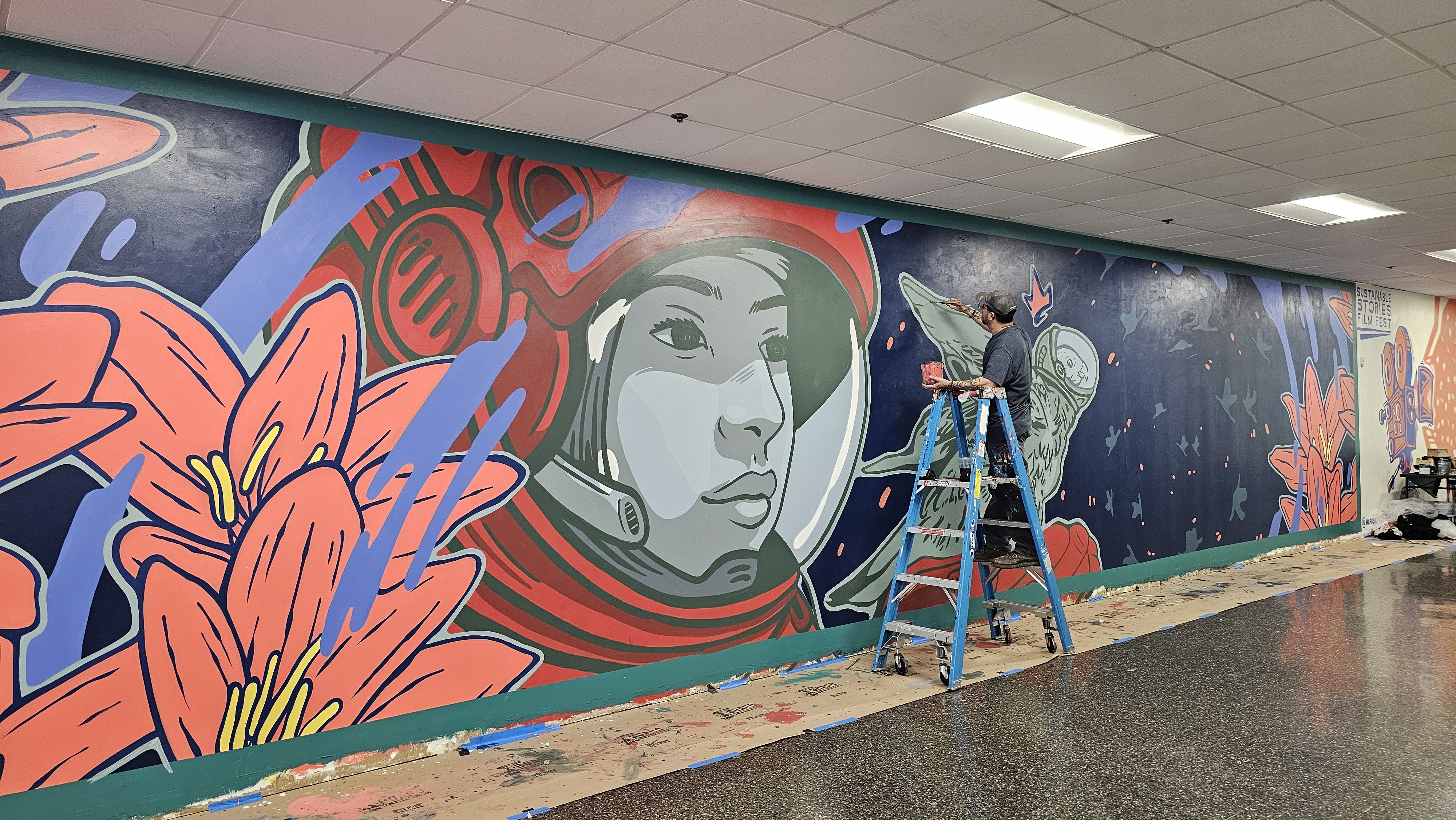 New 'Legacy' mural at UHCL demonstrates Art School’s distinctive ...