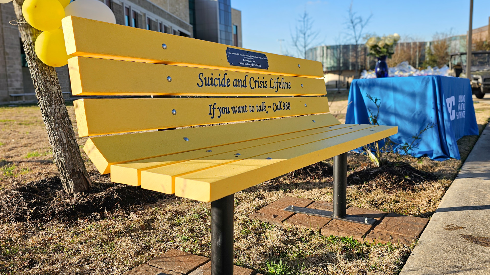 UHCL is now home to Josh’s Bench