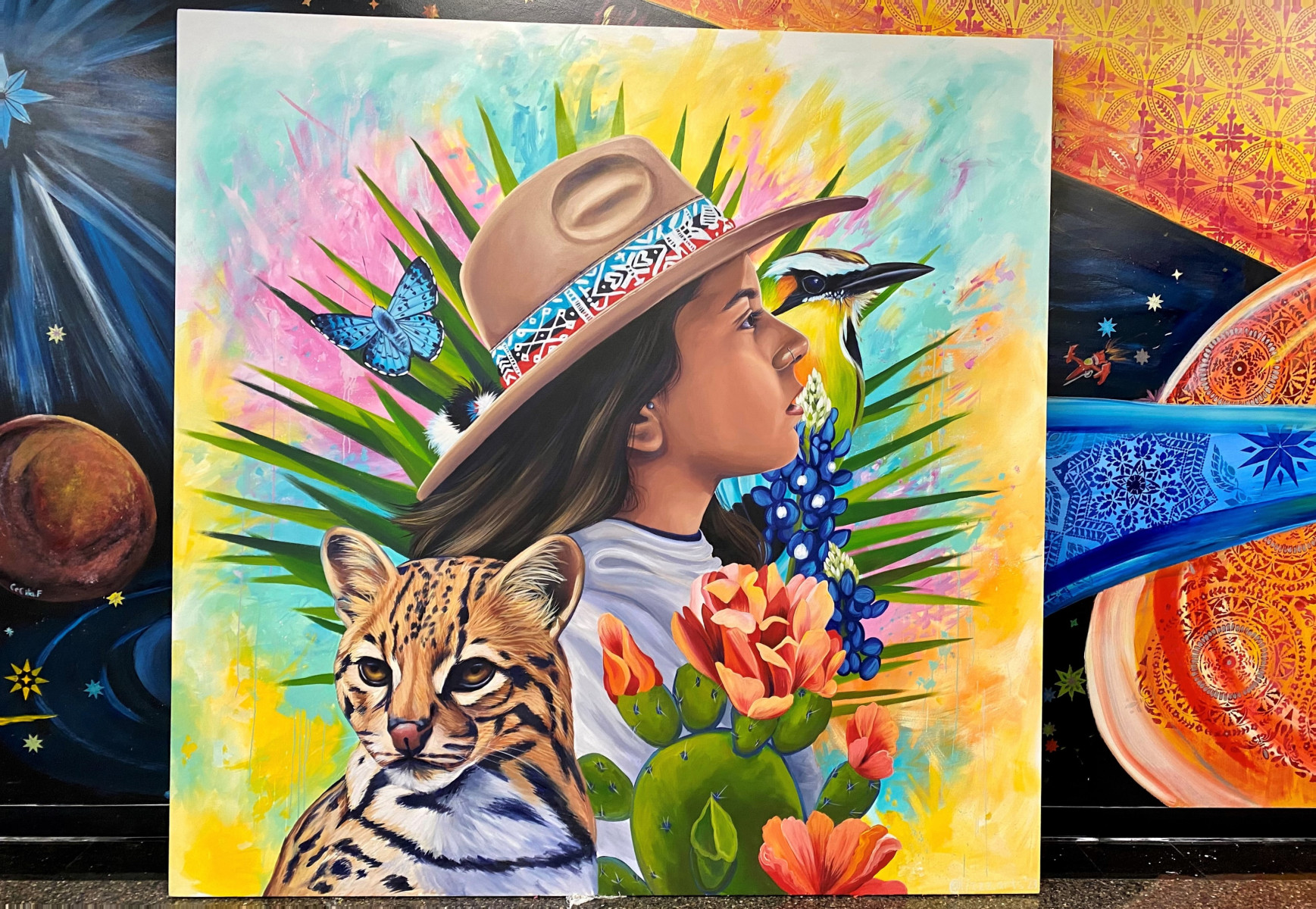 Houston artists’ paintings celebrate Hispanic Heritage Month at UHCL