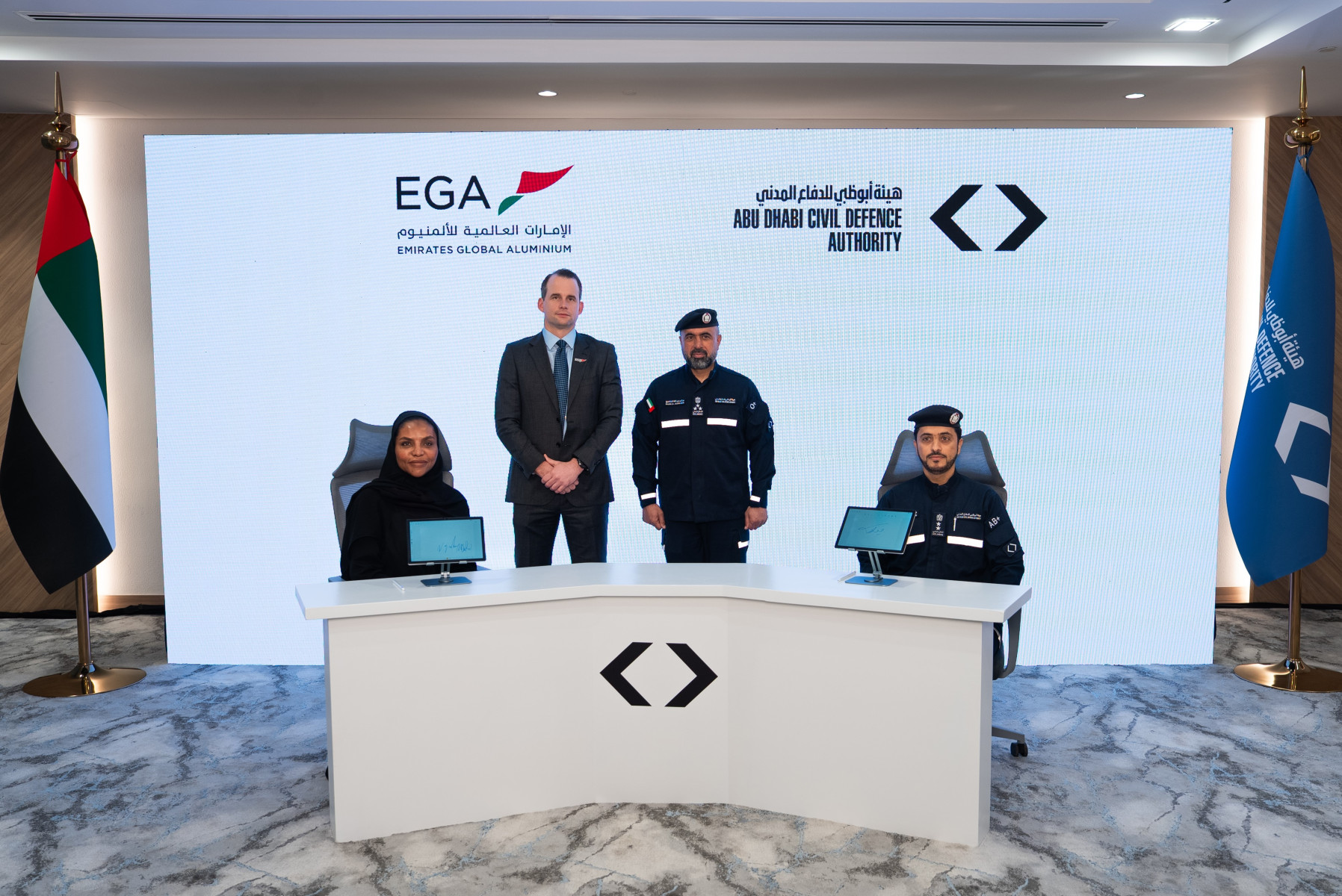 Abu Dhabi Civil Defence Authority and EGA Sign Agreement to Advance ...