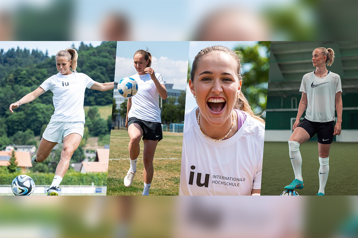 DFB women promote IU's distance learning programme | IU News
