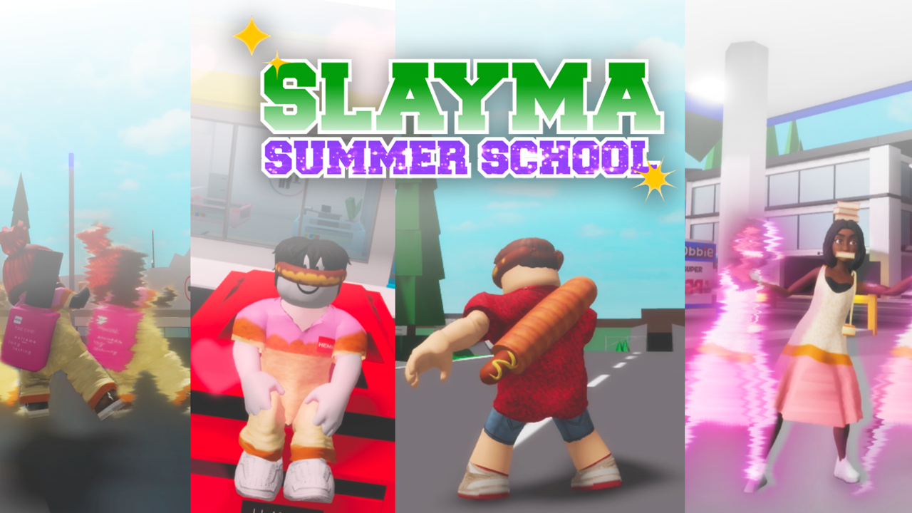 SLAYMA summer school gaming Roblox HEMA TikTok