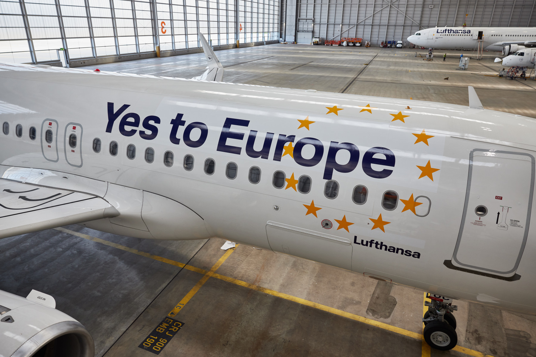 Zur ILA: Lufthansa schickt „Yes to Europe“-Flugzeug nach Berlin