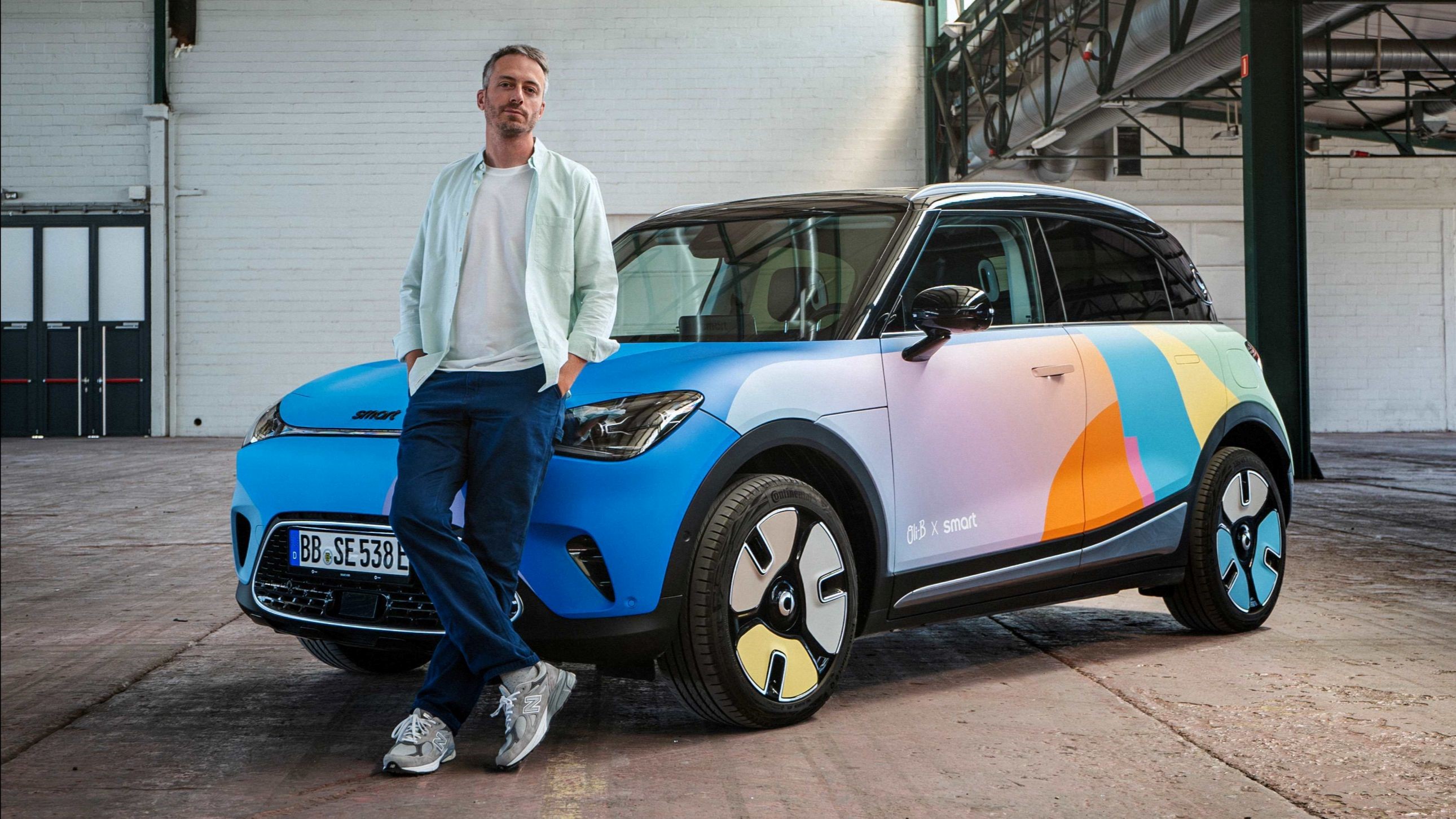 Met de smart #1 Art Car, maakt smart opnieuw contact met zijn ...