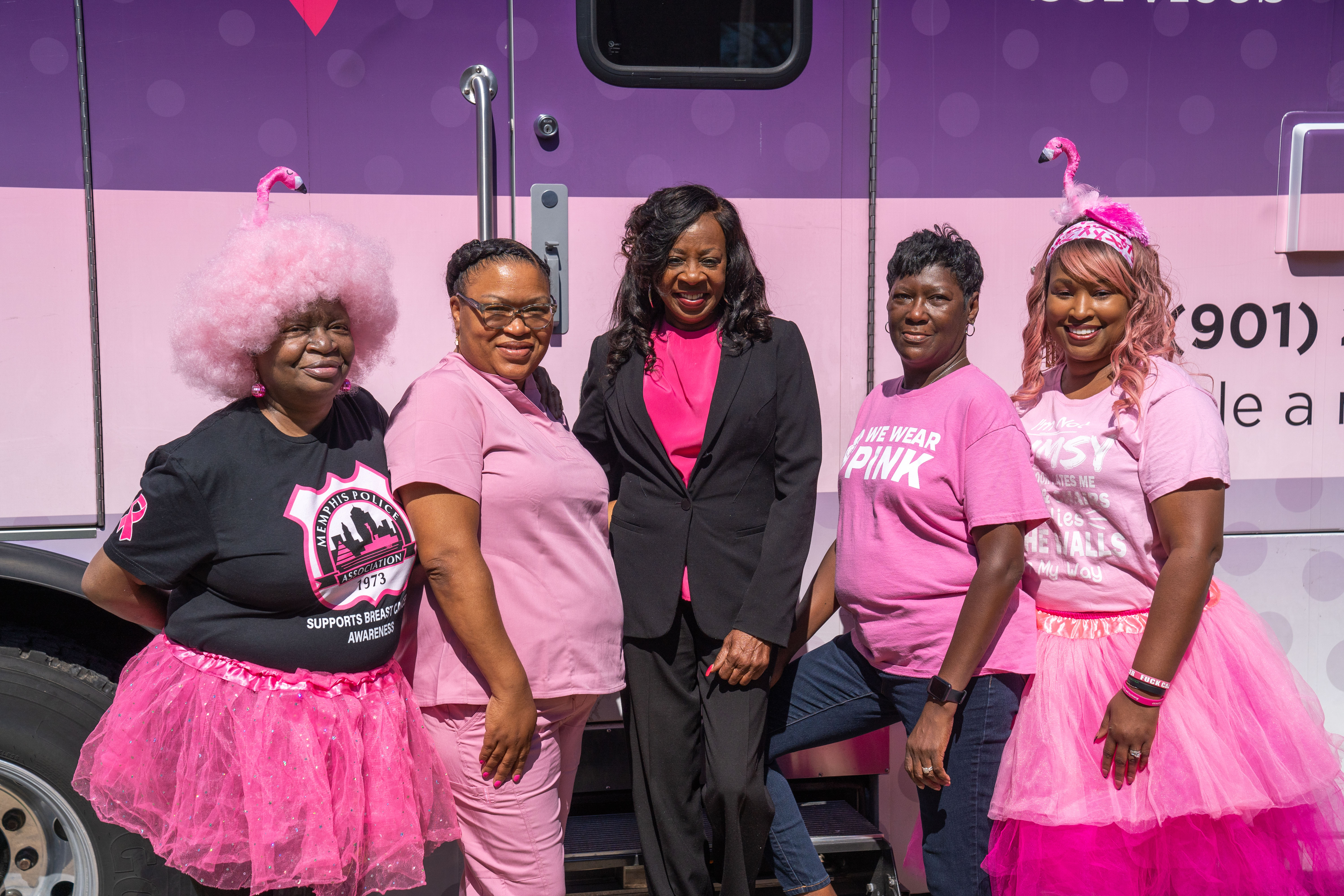 Meet the mobile mammography cheerleaders