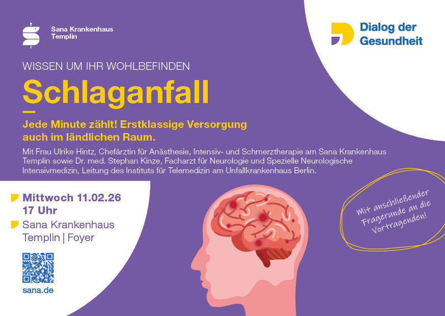 Gesundheitsdialog im Sana Krankenhaus Templin: „Schlaganfall – Jede ...