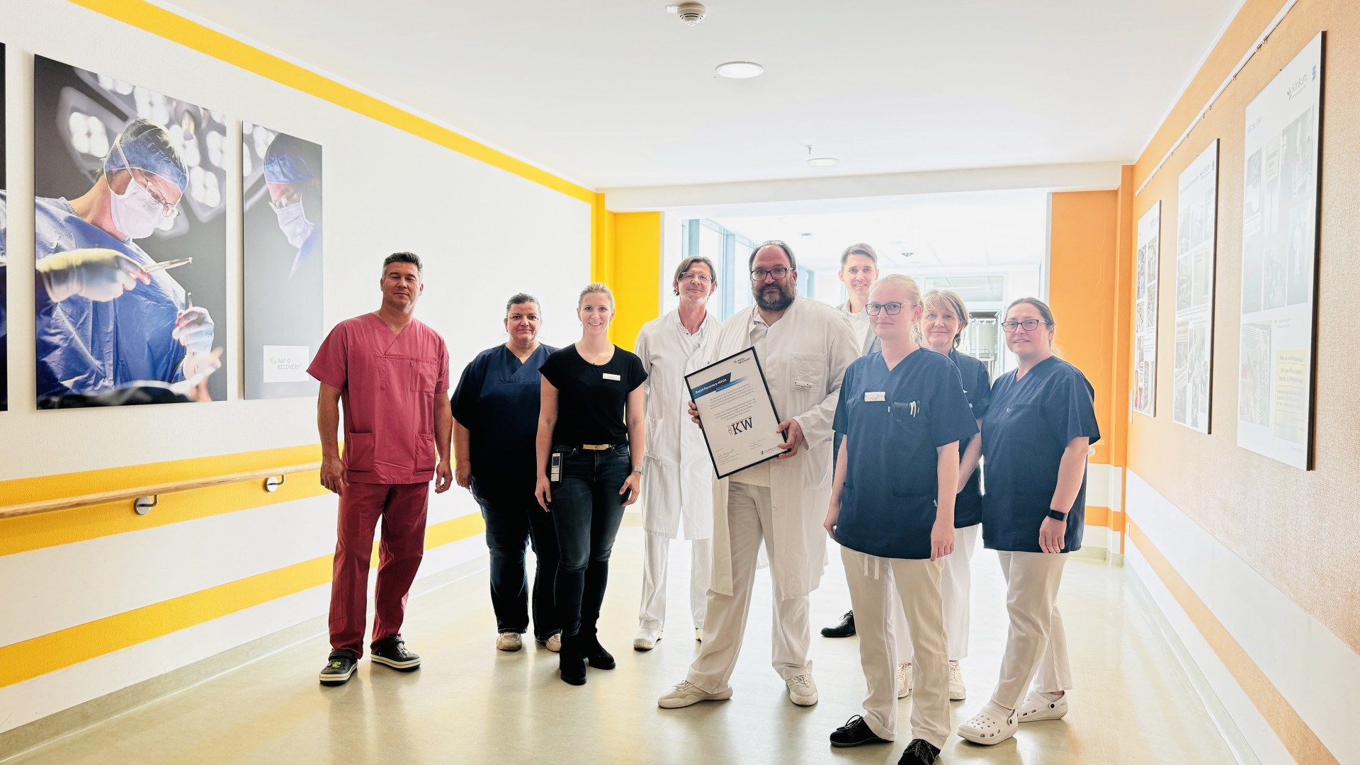 Zertifikat für optimale Genesung im Achenbach-Krankenhaus