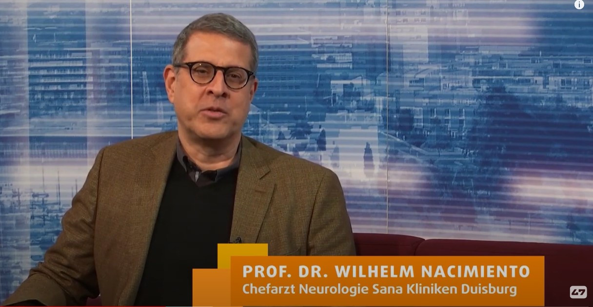 Schlaganfall: Prof. Dr. Wilhelm Nacimiento zu Gast bei Studio 47