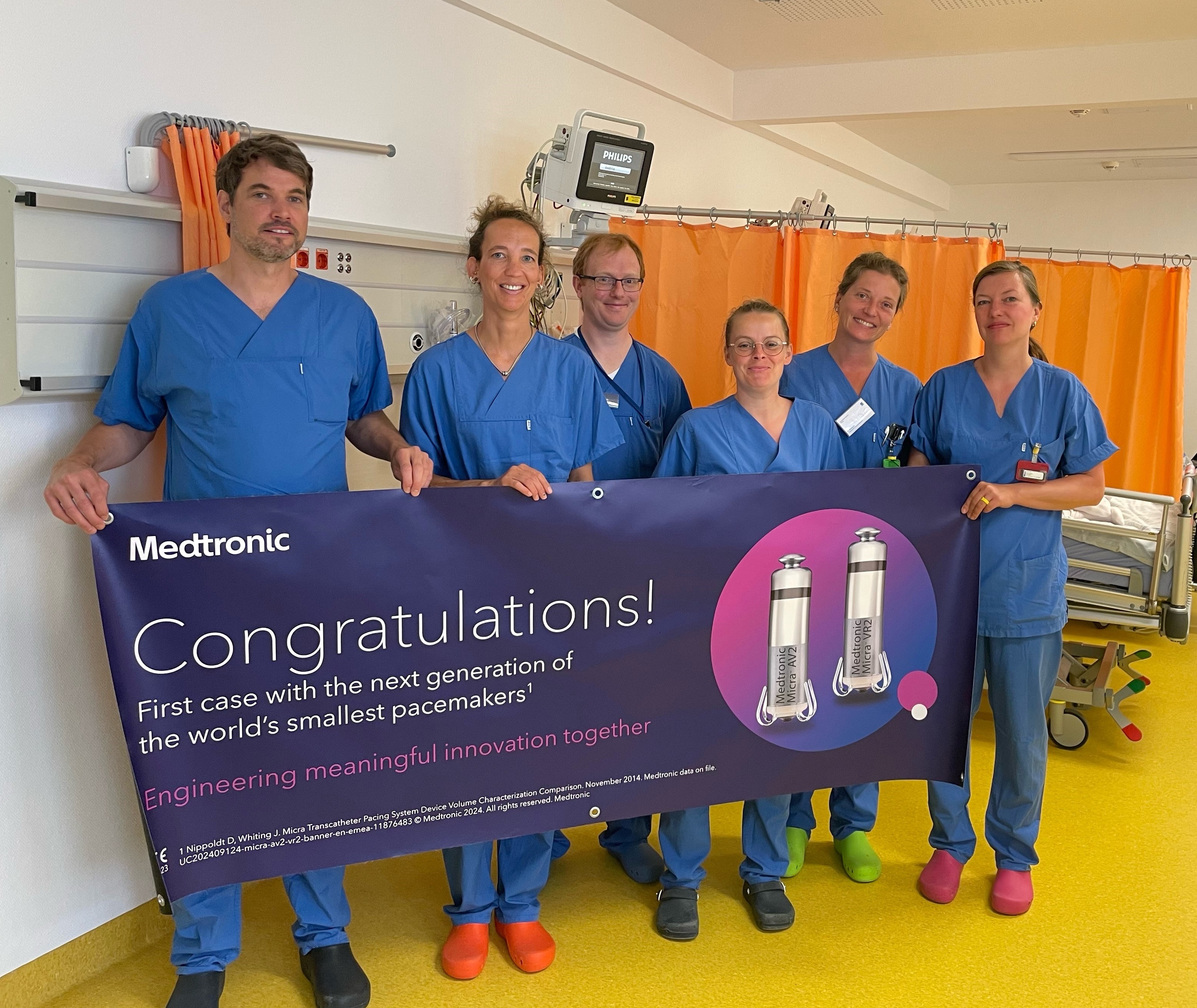 Erste Implantation der neuen Generation von Mini-Herzschrittmacher im ...