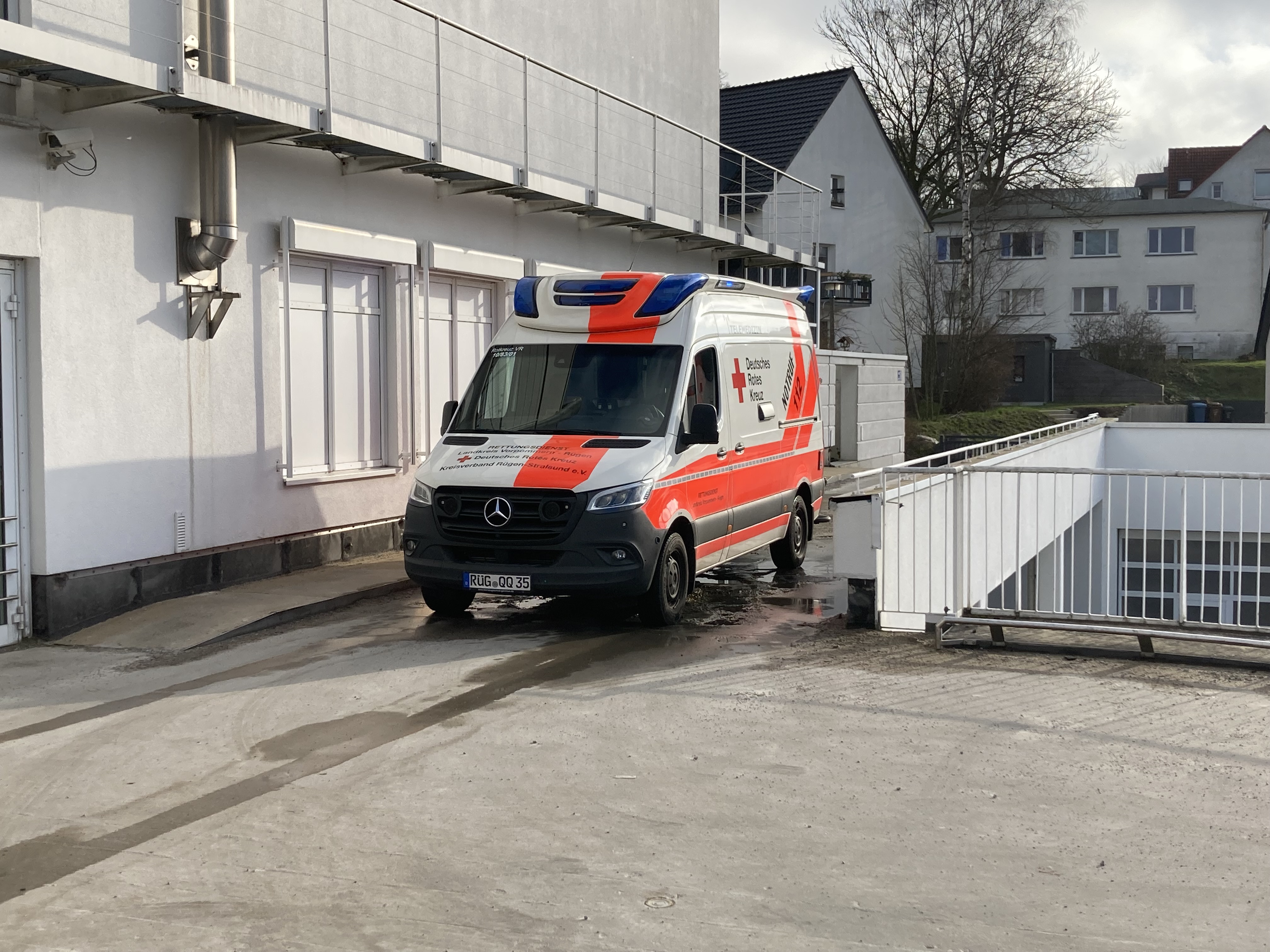 Baumaßnahmen am Sana-Krankenhaus Rügen