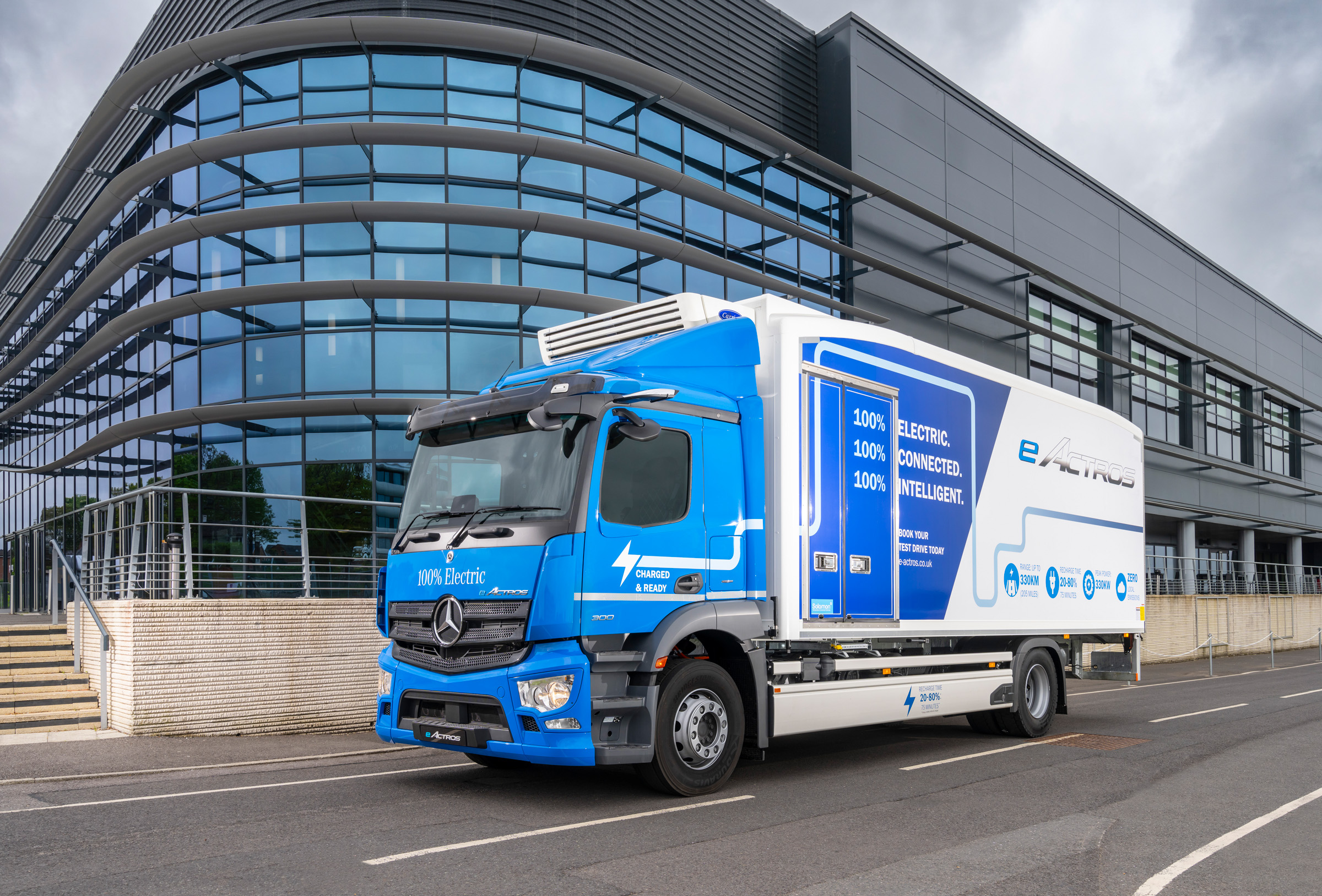 Mercedes-Benz Trucks unveils refrigerated eActros electric demonstrator
