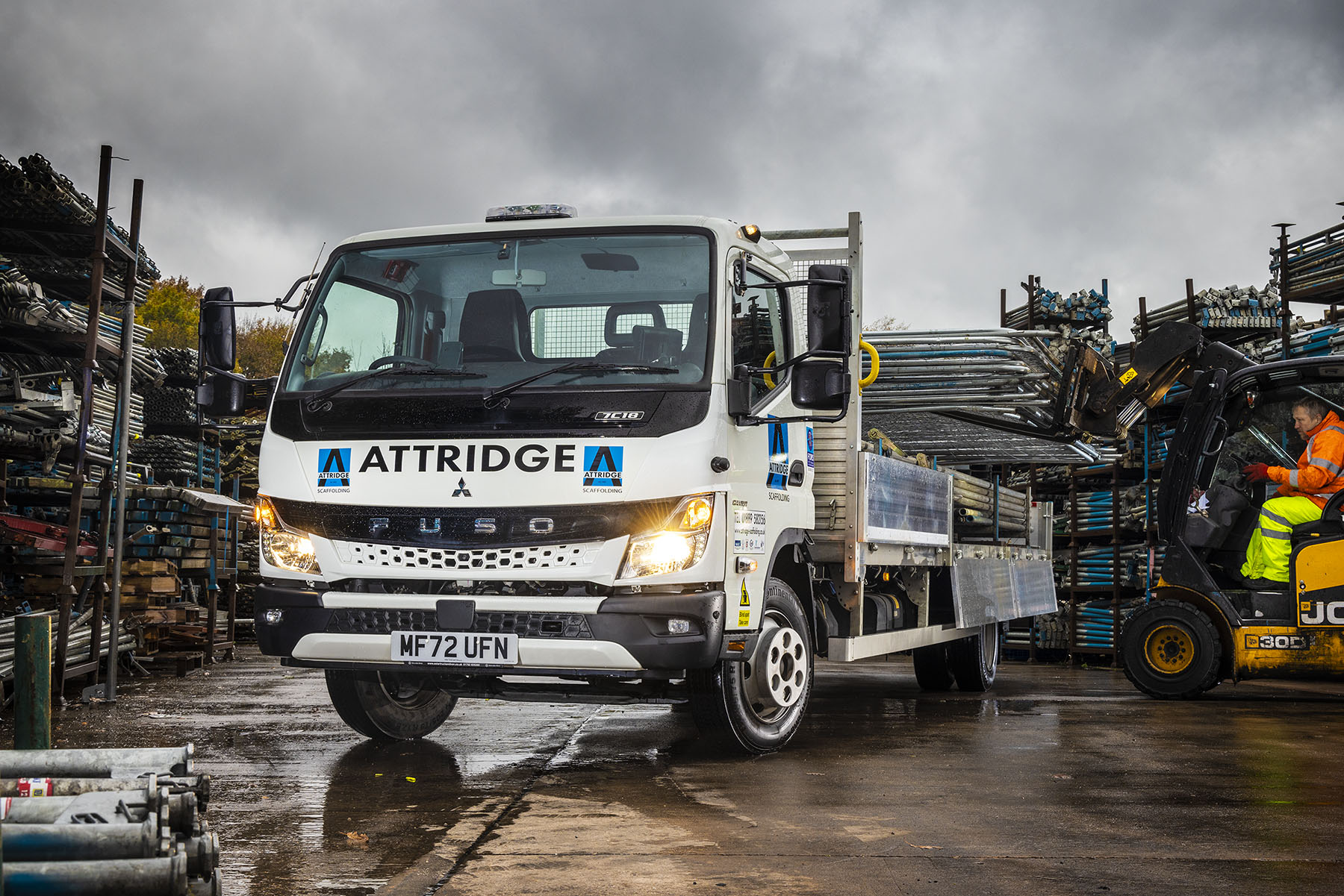 All-new FUSO Canter is on the up for Attridge Scaffolding