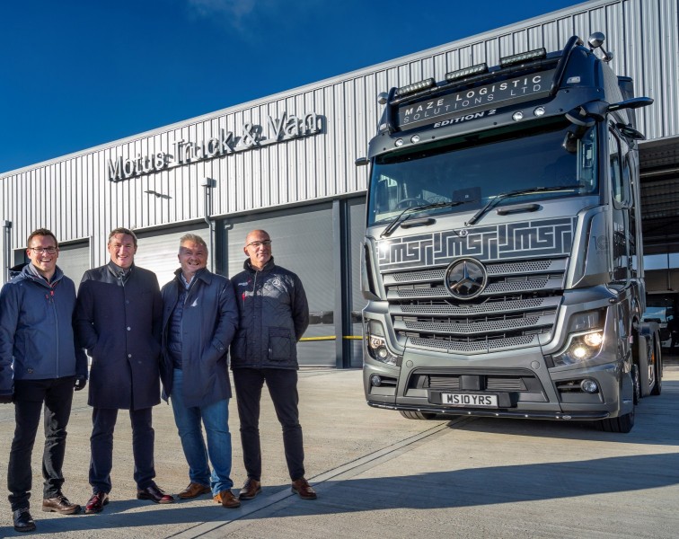 Mercedes-Benz operator Maze Logistic Solutions solves an anniversary ...