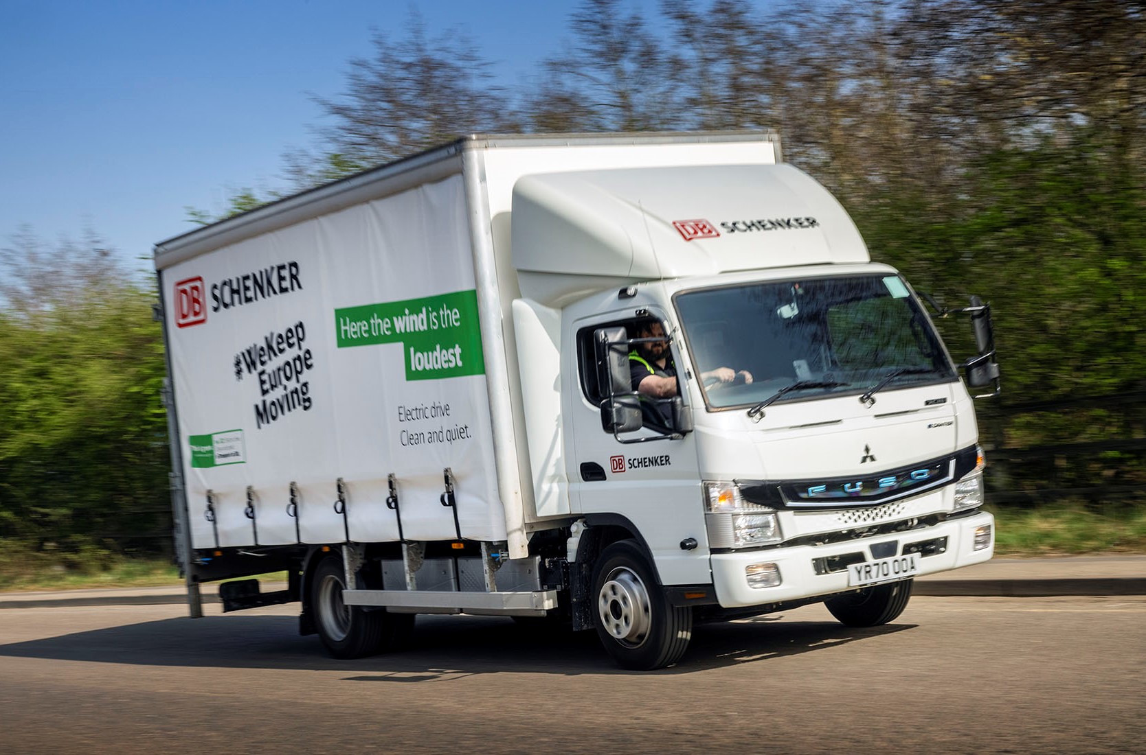 DB Schenker charges ahead with zero-emission FUSO eCanter light truck