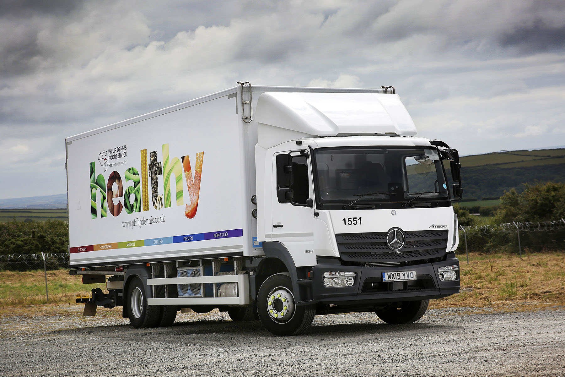 Mercedes-Benz Atego trucks ‘keep on running’ for Philip Dennis Foodservice