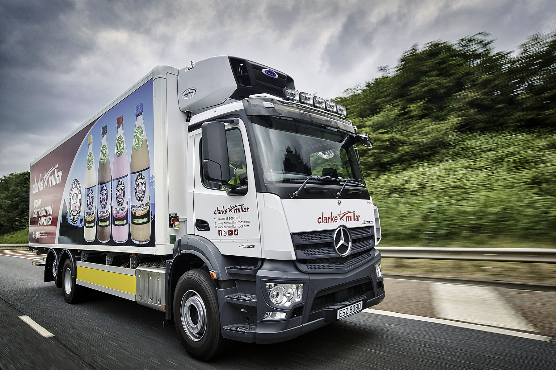 Clarke Millar milks the Mercedes-Benz advantage with tag-axle Actros