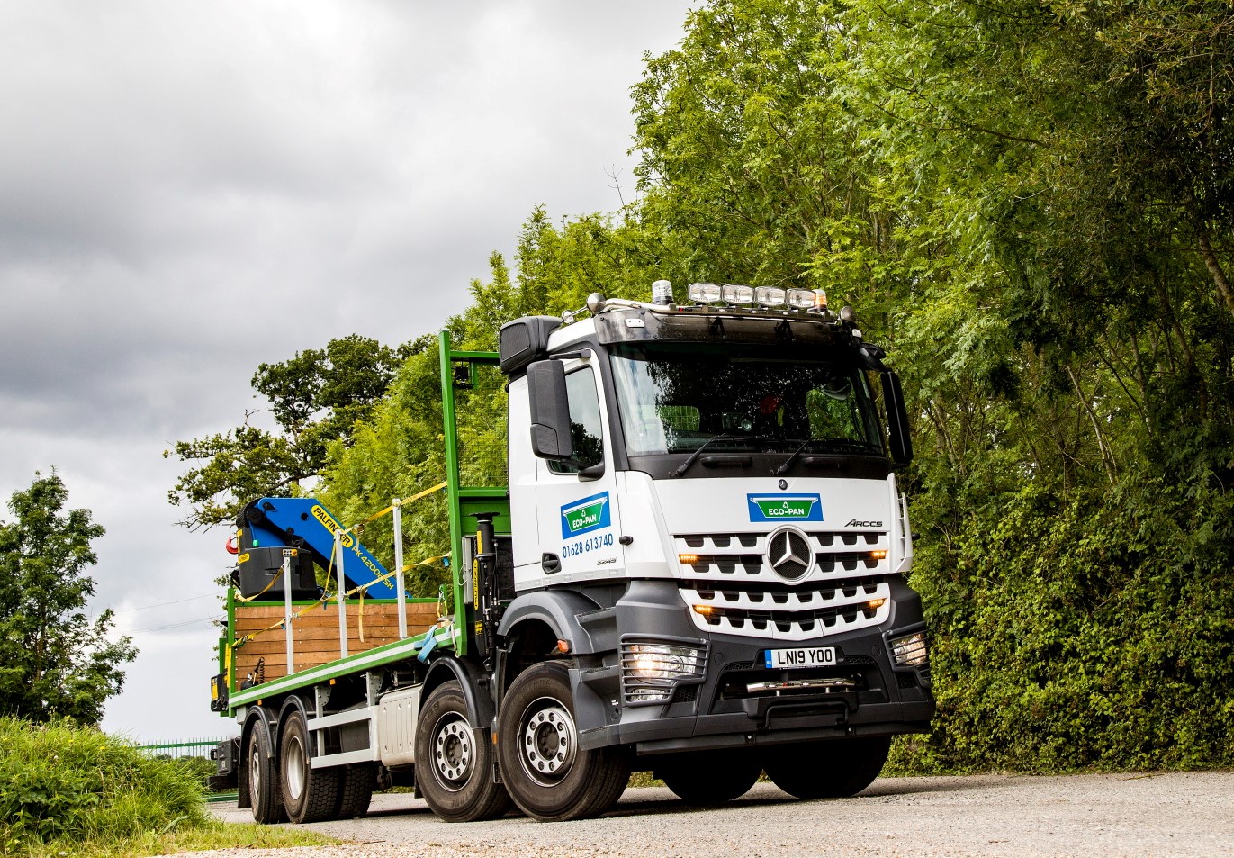 Eco-Pan’s Mercedes-Benz Arocs delivers a concrete solution for the ...