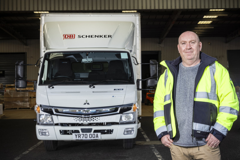 DB Schenker charges ahead with zero-emission FUSO eCanter light truck