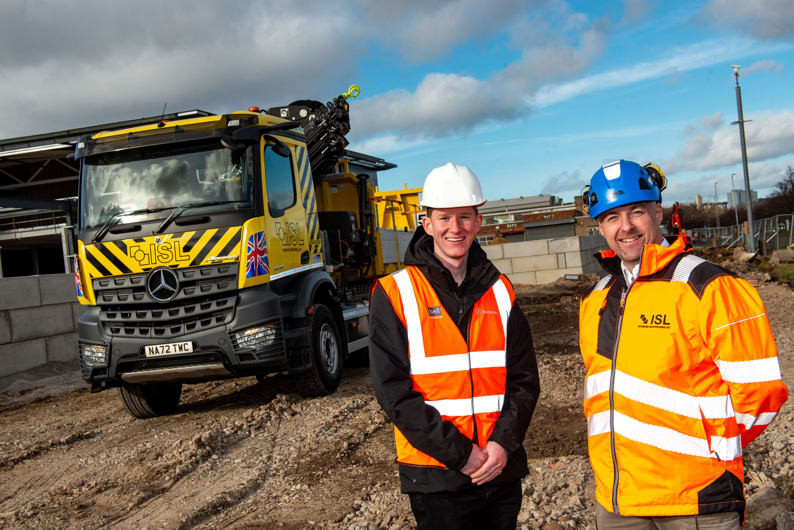 Mercedes-Benz Arocs puts Interlink Scaffolding in pole position for ...