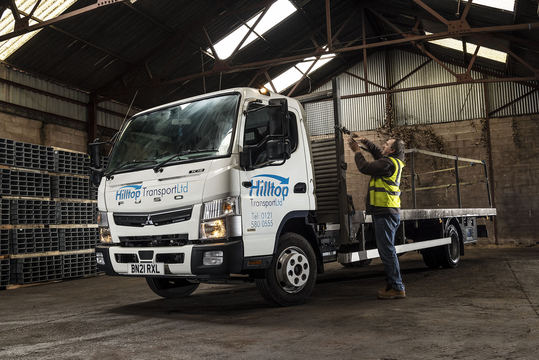Hilltop Transport moves on up with another FUSO Canter from Midlands ...