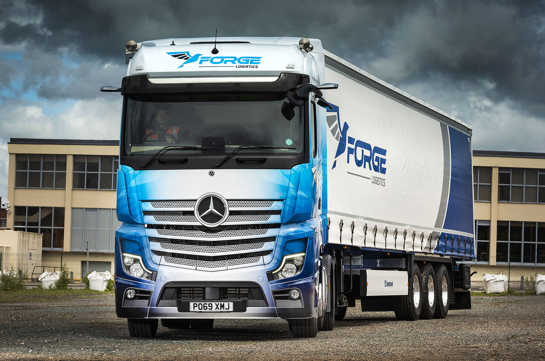 Military men Forge a new future with Mercedes-Benz Actros from Ciceley Commercials