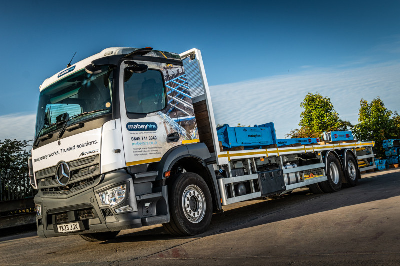 Mercedes-Benz safety makes Actros a definite winner for Mabey Hire