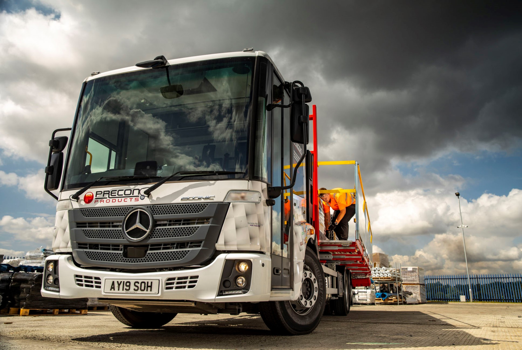 Precon Products takes a sideways look at safety with new Mercedes-Benz ...