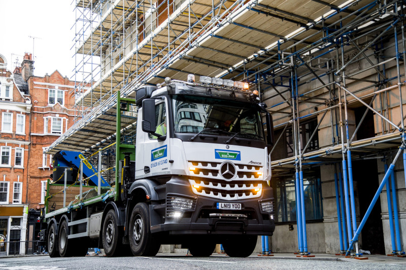 Eco-Pan’s Mercedes-Benz Arocs delivers a concrete solution for the ...