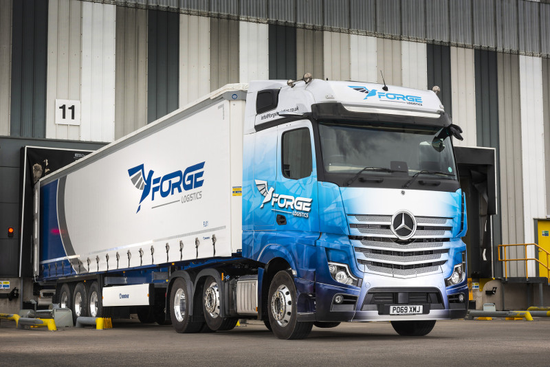 Military men Forge a new future with Mercedes-Benz Actros from Ciceley ...