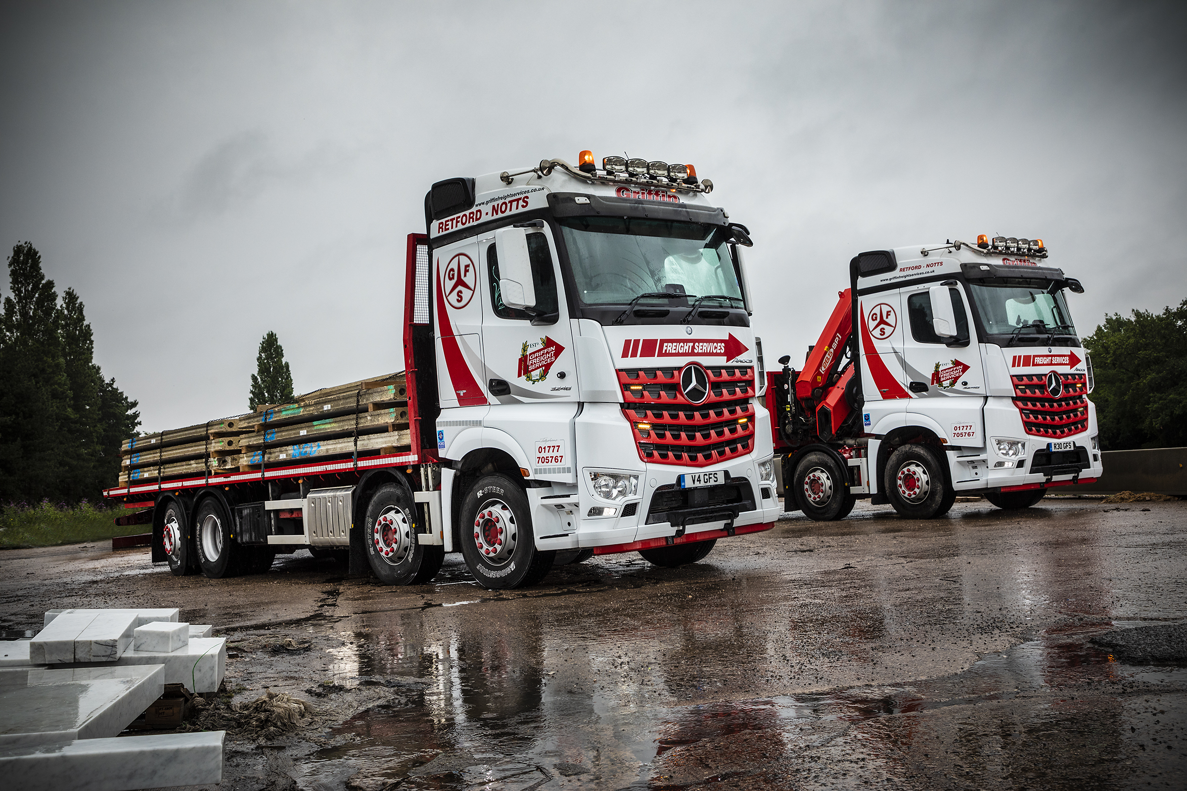 Griffin swoops for another 11 Mercedes-Benz trucks