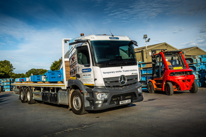 Mercedes-Benz safety makes Actros a definite winner for Mabey Hire