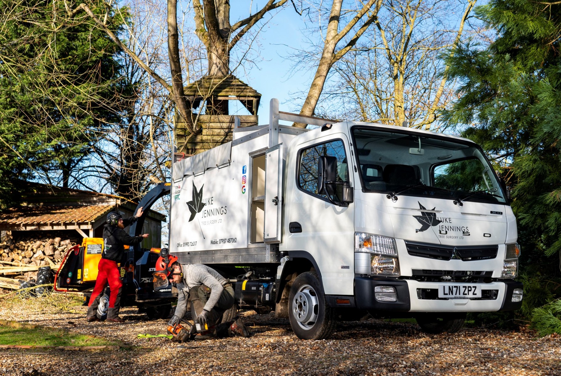 First FUSO Canter ‘cuts up tough’ for tree surgeon Luke